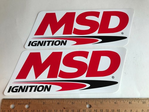 MSD Ignition NHRA Dirt Bike NASCAR contingency Racing Decal Sticker Lot ...