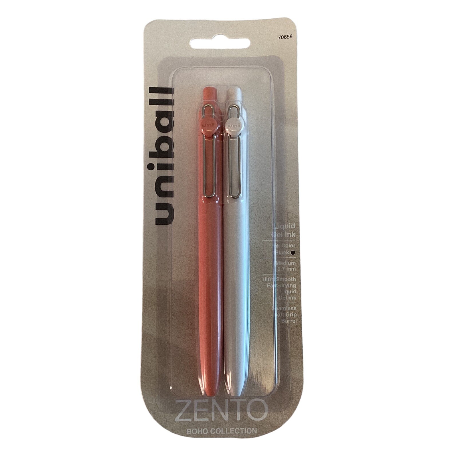 NEW Uniball Zento Liguid Gel Ink Pen Boho Collection 0.7mm Fast Drying ...