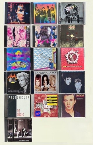 80's New Wave Alternative Post-Punk 16 CD LOT AdamAnt B-52's Devo D.O.A ...