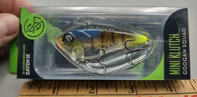 NEW Googan Squad Mini Klutch Crankbait Ghost Gill 3/8oz Rattle | eBay