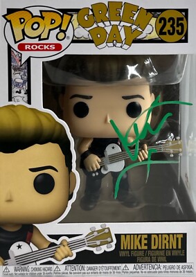 Mike Dirnt Signed Green Day Funko #235 PSA AN68089 | eBay