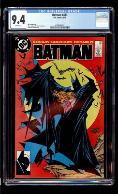 Batman #423 1988 CGC 9.4 NM White High Definition Scans** | eBay