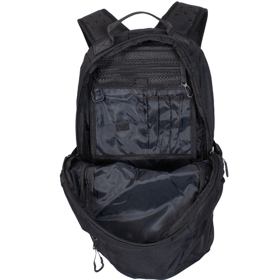 FHIOR Tactical Backpack 20L Black With Large Main Compartment ...