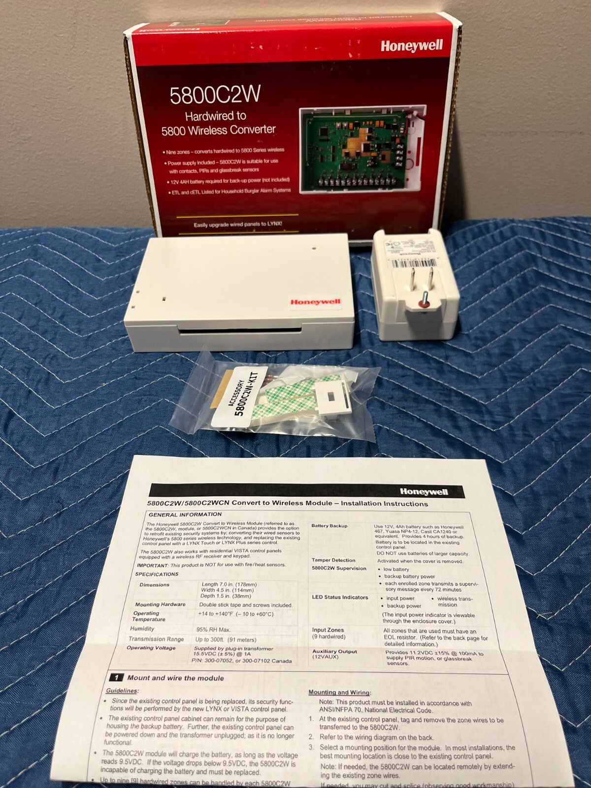 Honeywell Lynx Touch L5200 Series Wireless Home Alarm Panel M/n ...