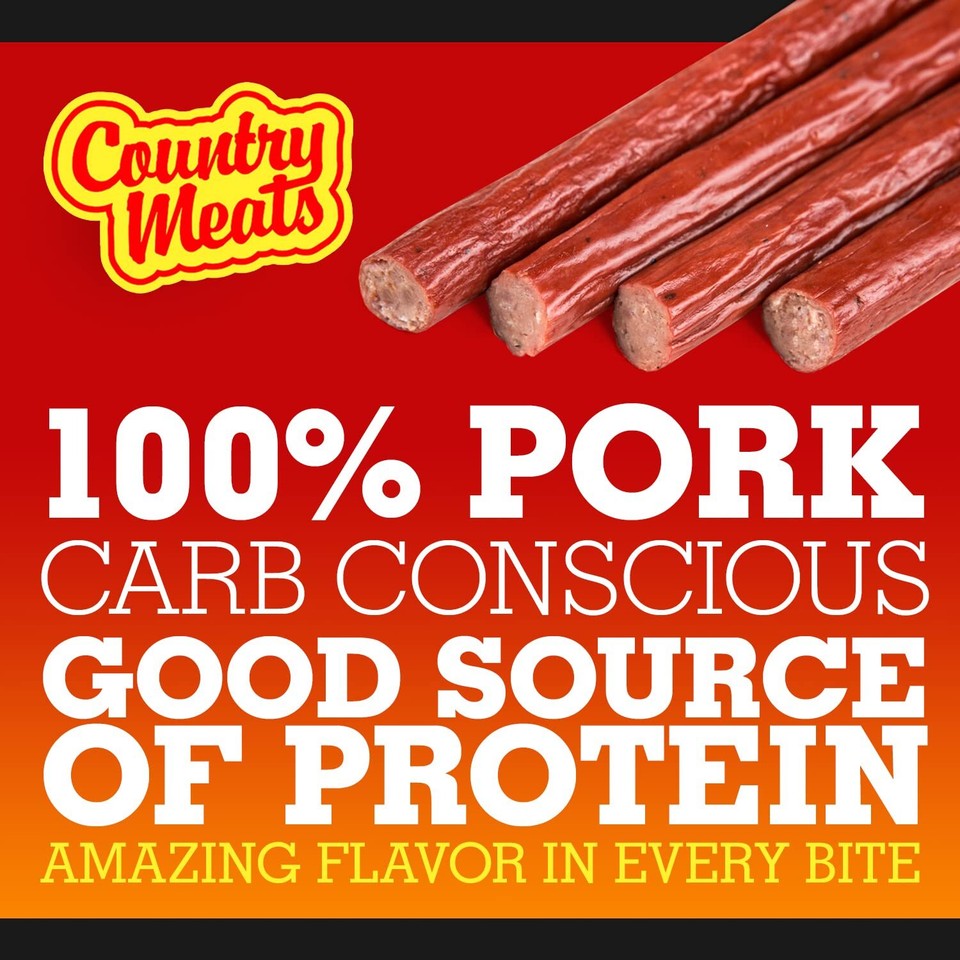 Country Meats, Meat Sticks, 0 Trans Fat, USDA Certified, Good Source of ...