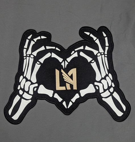 LAFC PATCH BACK PATCH HEART SKELETON DEATH REAPER VEST JACKET SHIRT HAT ...