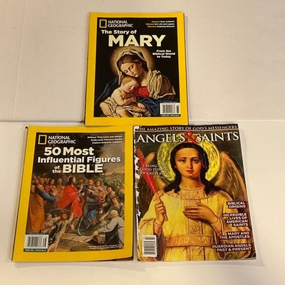 National Geographic 50 influential figures Bible Mary Angels Saints ...