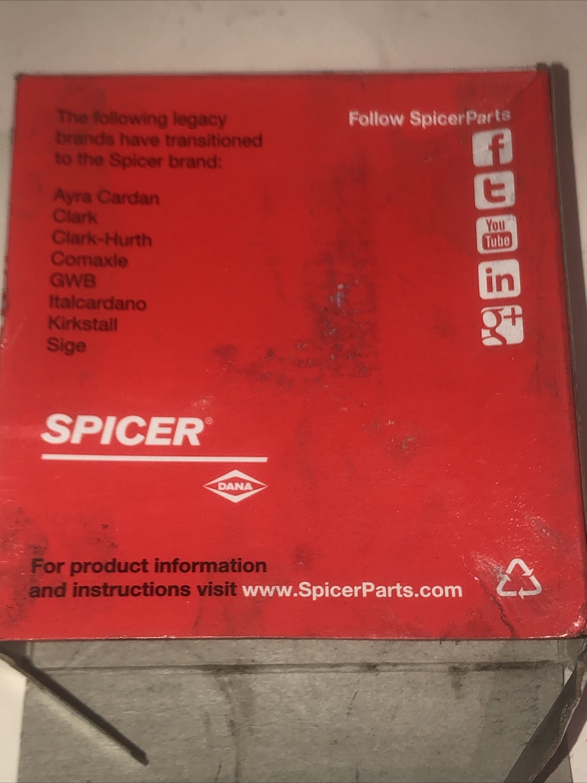 Dana Spicer 5-3147X Greasable U-Joint Kit (1344) BV | eBay