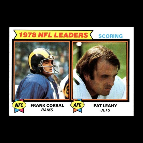 Frank Corral/Pat Leahy 1979 Topps Los Angeles Rams/New York Jets #4 ...