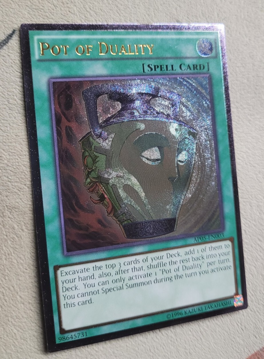 Pot of Duality AP05-EN003 Ultimate Rare Yugioh NM | eBay