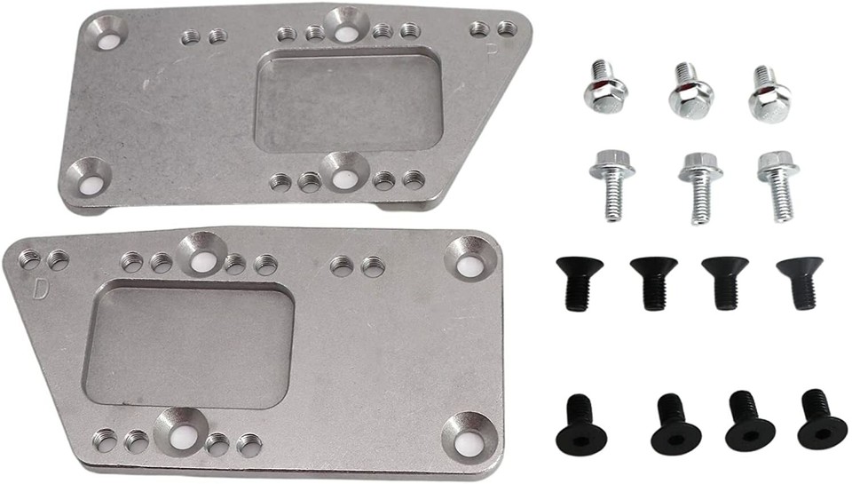 Engine Motor Mount Adapter Plates Conversion Swap for LSX LS1 LS2 LS3 ...