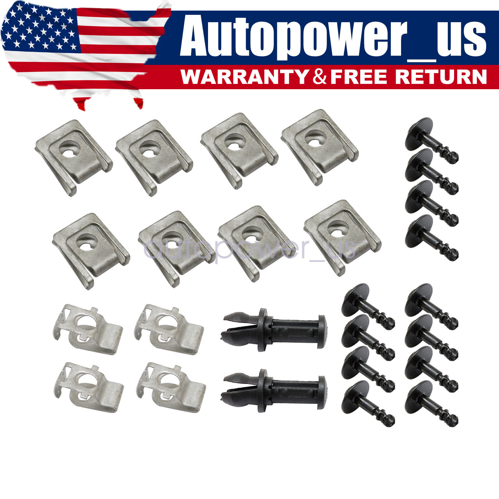 Engine Under Cover Splash Guard Clips Screw Kit For Audi (A4 / A5 / Q5 ...