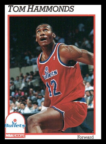 1991-92 Hoops #446 Tom Hammonds NBA Basketball Washington Bullets | eBay