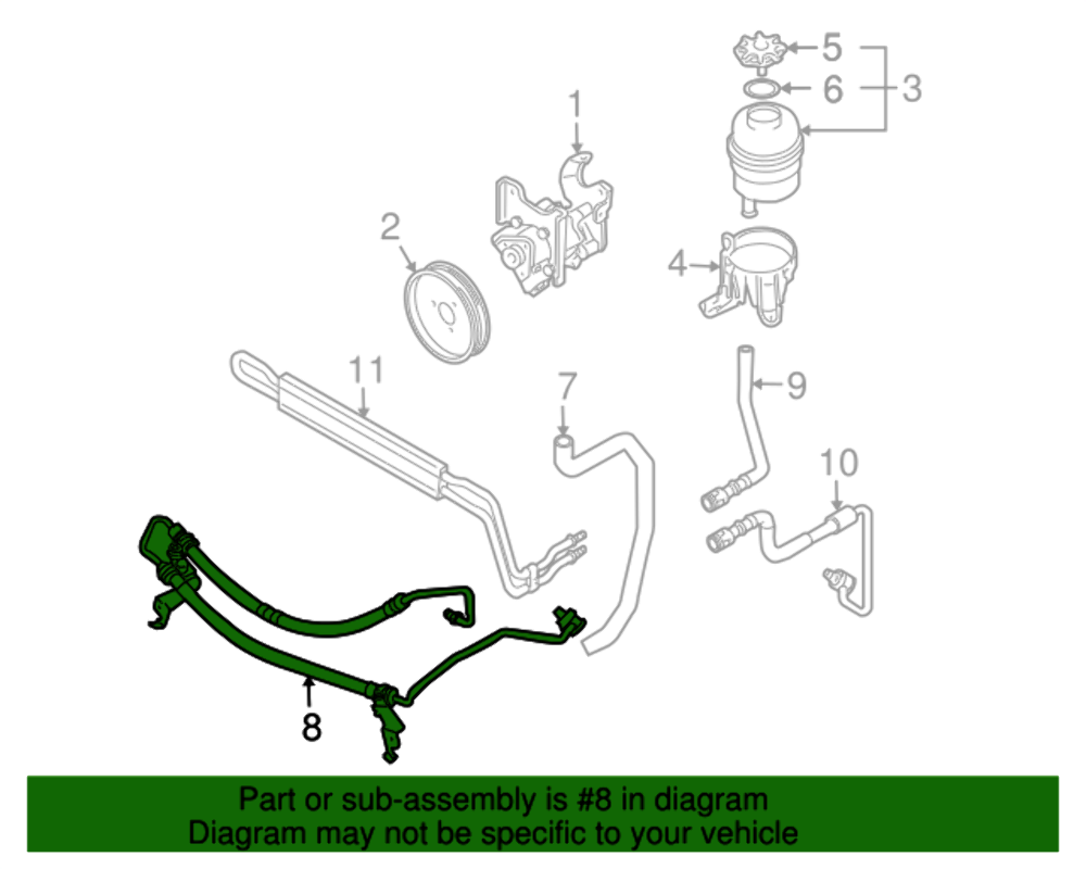 BMW 32413450593 Genuine OEM Pressure Hose for sale online | eBay