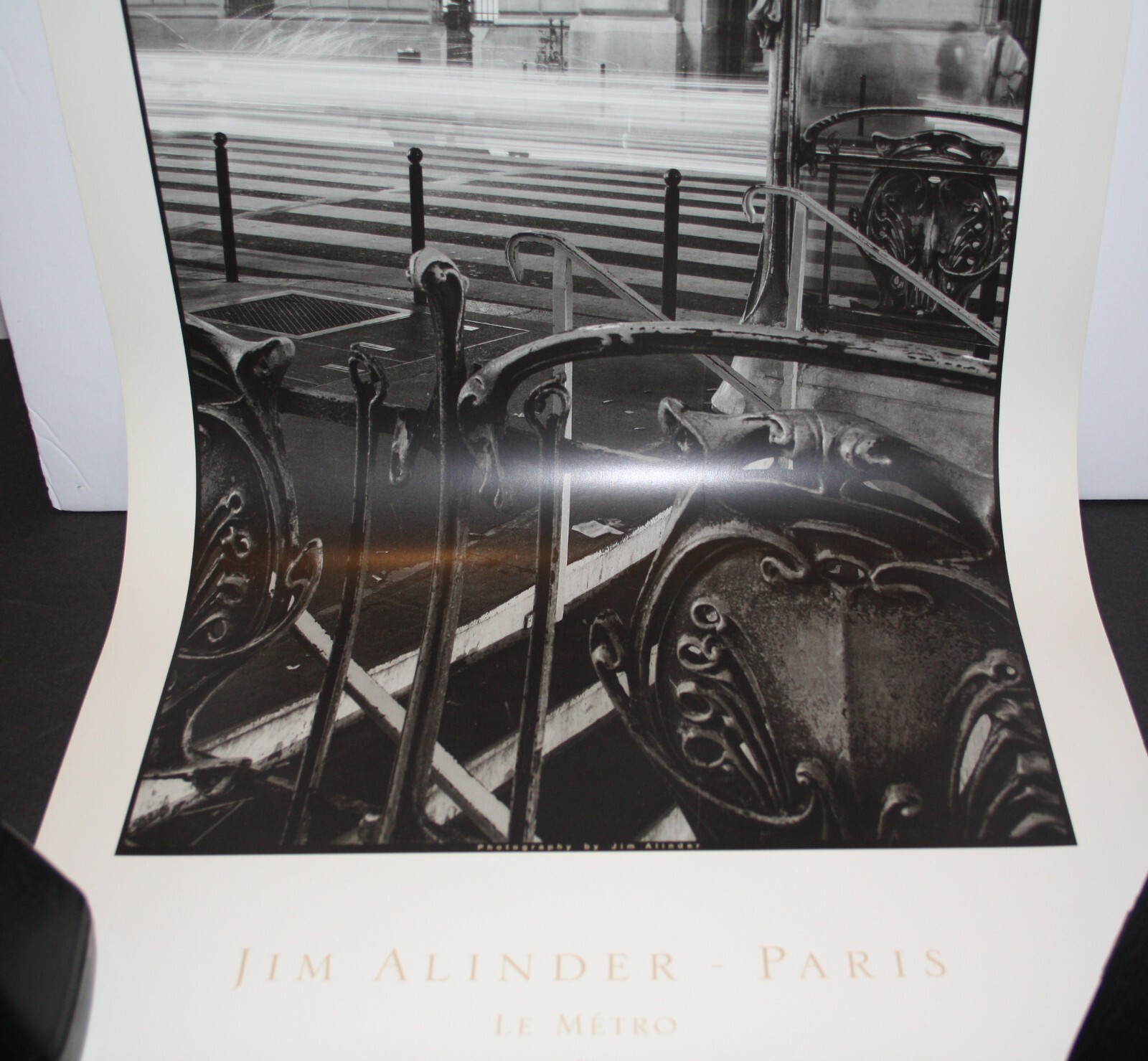 Vintage Photo Poster Paris France Art Print Jim Alinder Metropolitan | eBay