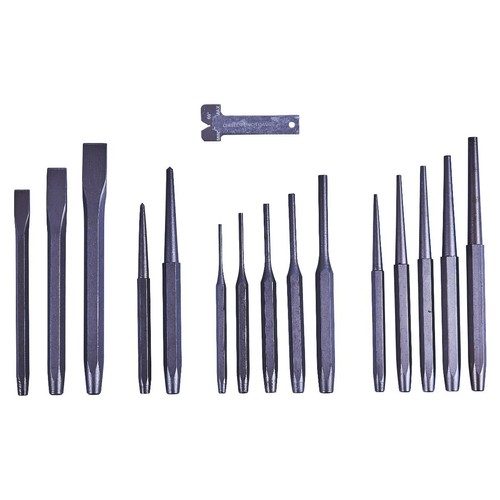 Amtech 16 Piece Punch & Chisel Set G4120 For Metal & Automotive Work ...