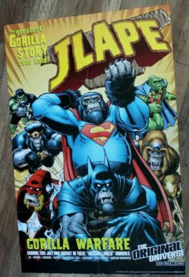 JLAPE Gorilla Warfare 1999 Batman Wonder Woman Flash Superman DC PROMO ...