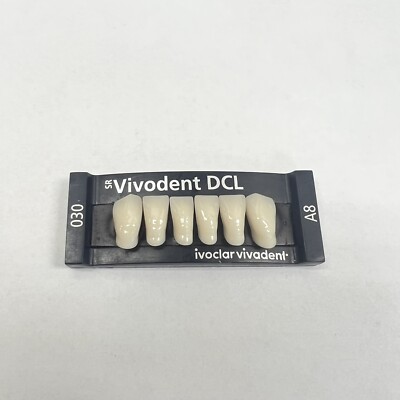 SR Vivodent DCL 030 - A8 Dental Laboratory Acrylic Denture Teeth Dental ...