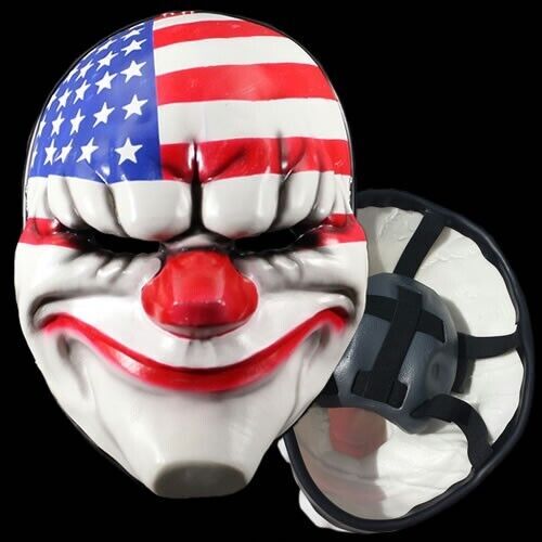 Payday 2 Dallas Replica Mask Officially Licensed Gaya Entertainment | eBay