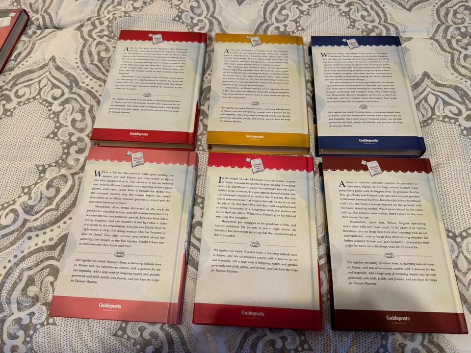 Guideposts Tearoom Mysteries 23 Book Lot, 1-5,7-21,23-25 HC Series ...