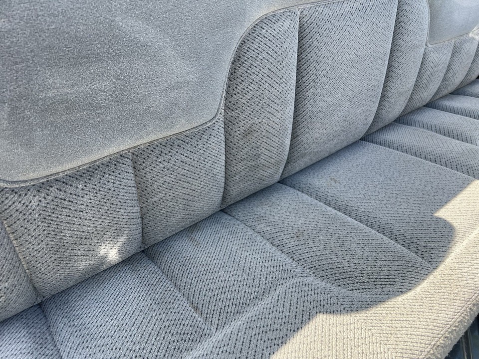 1988-1999 Chevy GMC K1500 C1500 Rear Seat Back Bench Gray Cloth OEM | eBay