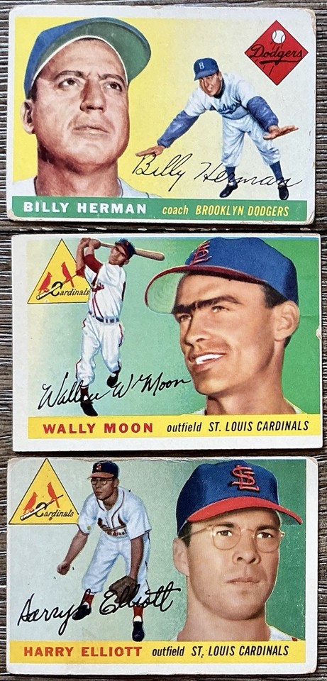 1955 Topps Baseball {23-Card LOT} HOFer/Stars/Commons (#1-#207) | eBay