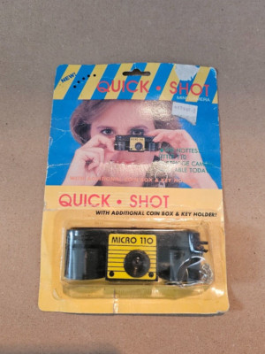NEW 80's Vintage MINI Quick Shot MICRO 110 CAMERA w/ COIN BOX ...