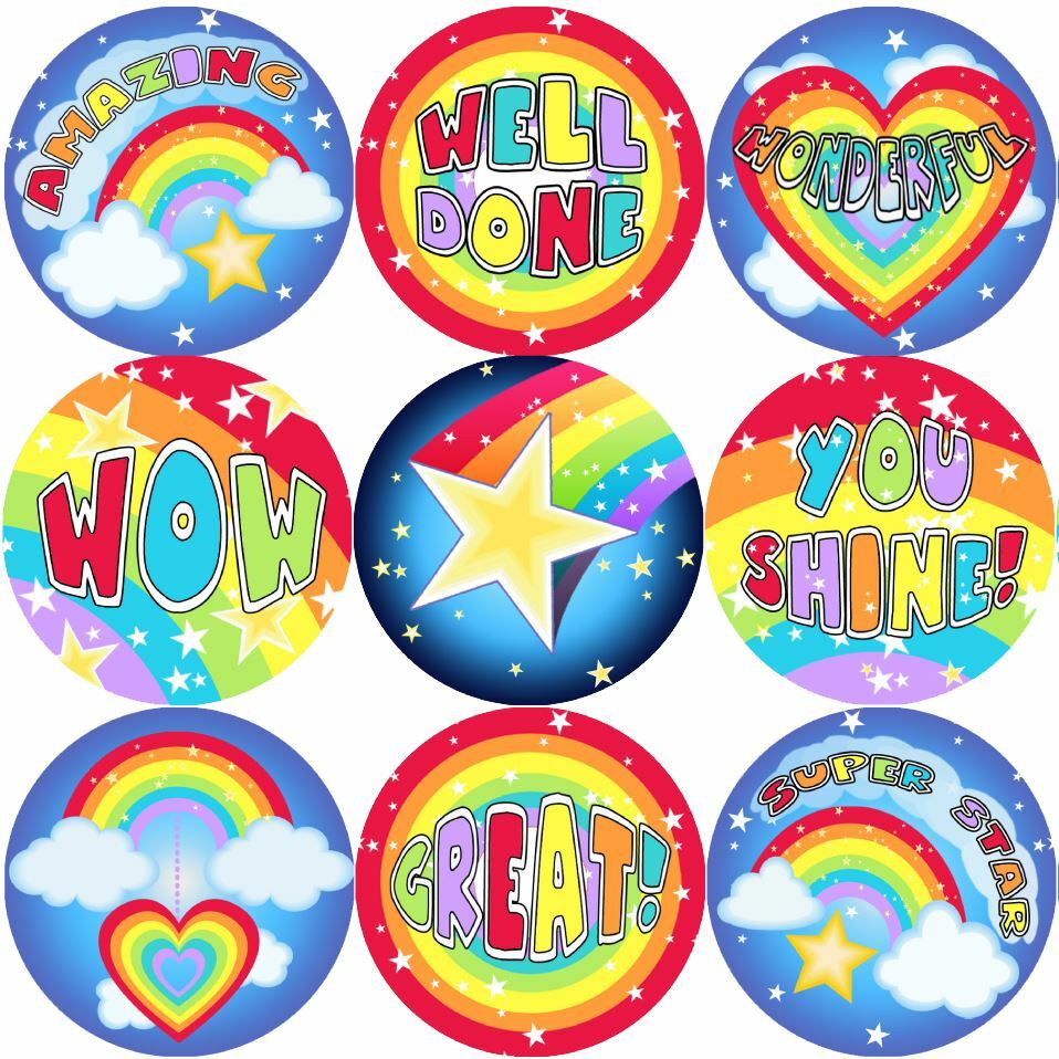 Stickers Rewards Teachers