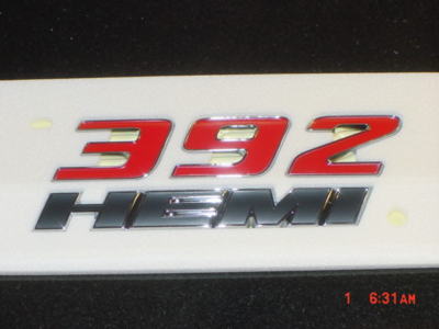 " 392 Hemi " Neuf Mopar Dodge Challenger Emblème Plaque 300 2011-2018 ...