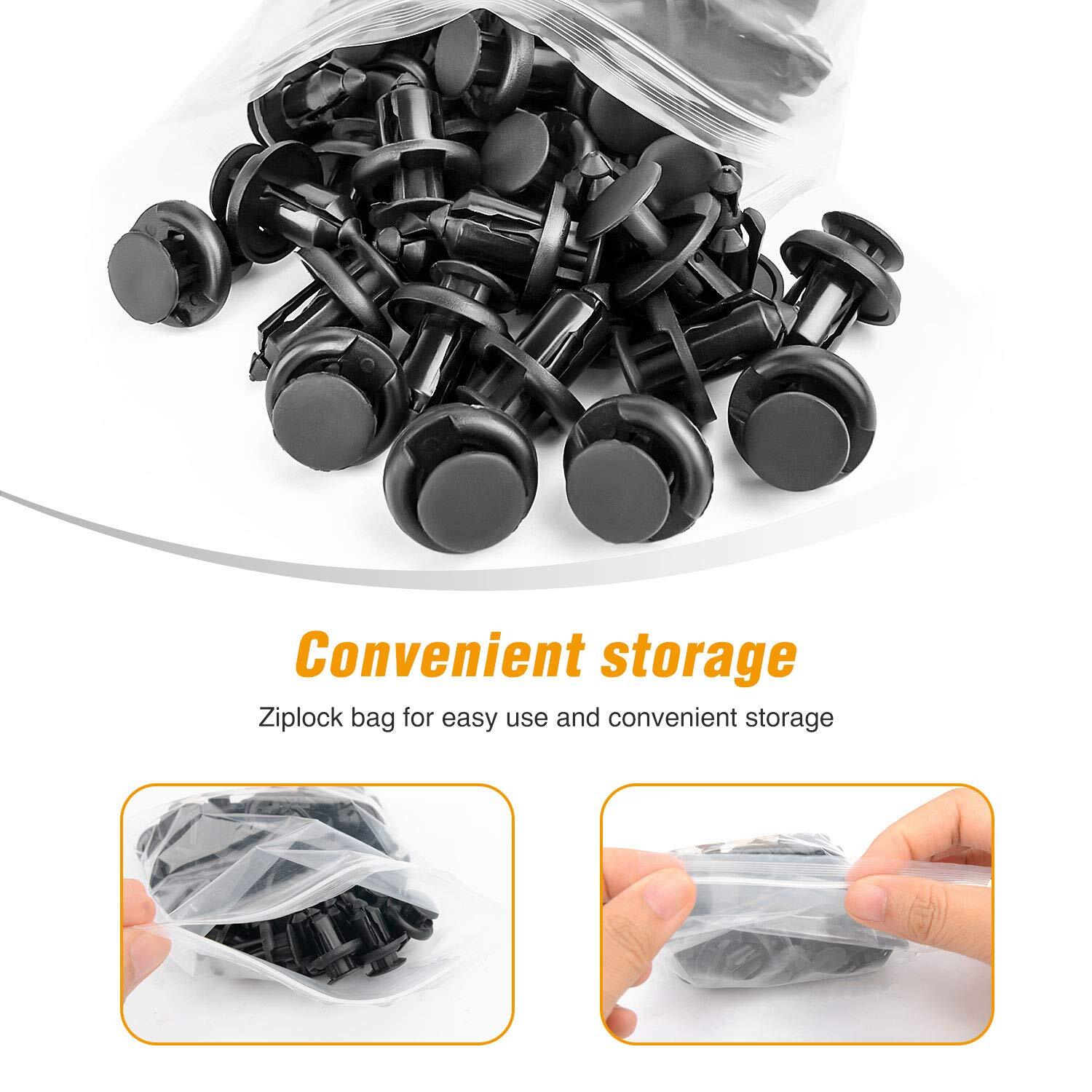 For HONDA Push Type Clip For Honda Inner Fender Liner Splash Shield ...