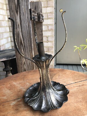 Antique Pairpoint silver plated lamp base, 3008, no reserve | eBay