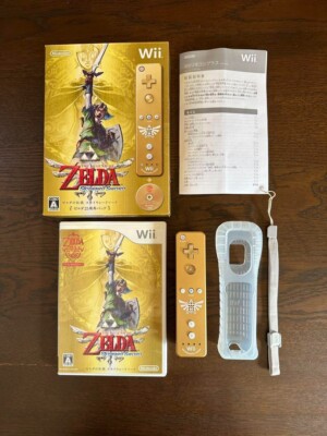 Club Nintendo Wii Zelda Skyward Sword incl. Remote Golden Controller ...