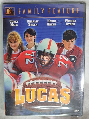 Lucas 1986 DVD 2003 WS FS Corey Haim Charlie Sheen Winona Ryder RARE ...