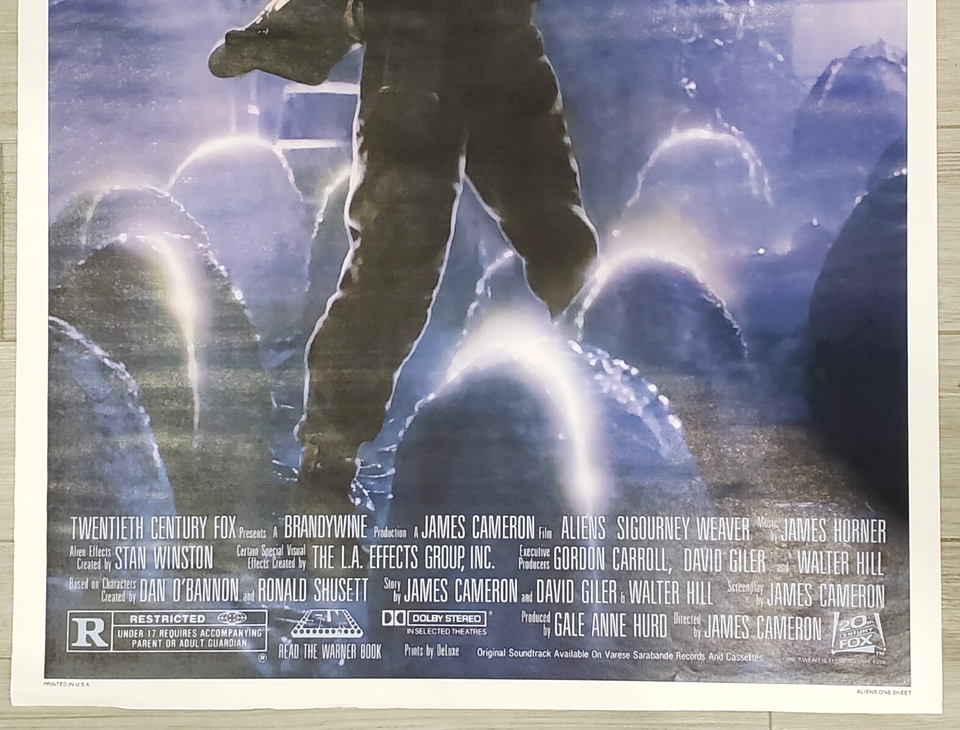 Aliens (1986) 'Ripley Style' Original Movie Poster One Sheet 27x40 ...