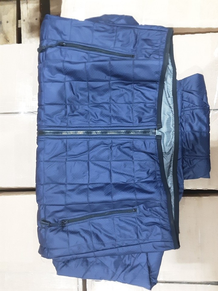 Beyond Clothing A3 Alpha Lochi Reversible Quilted Jacket - Navy/ Gray ...