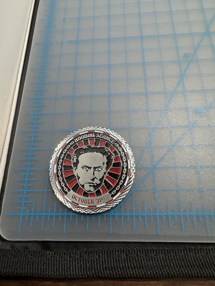 C-078 2015 HOLLYWOOD MAGIC CASTLE HOUDINI SEANCE Coin/Token LE 2nd ...