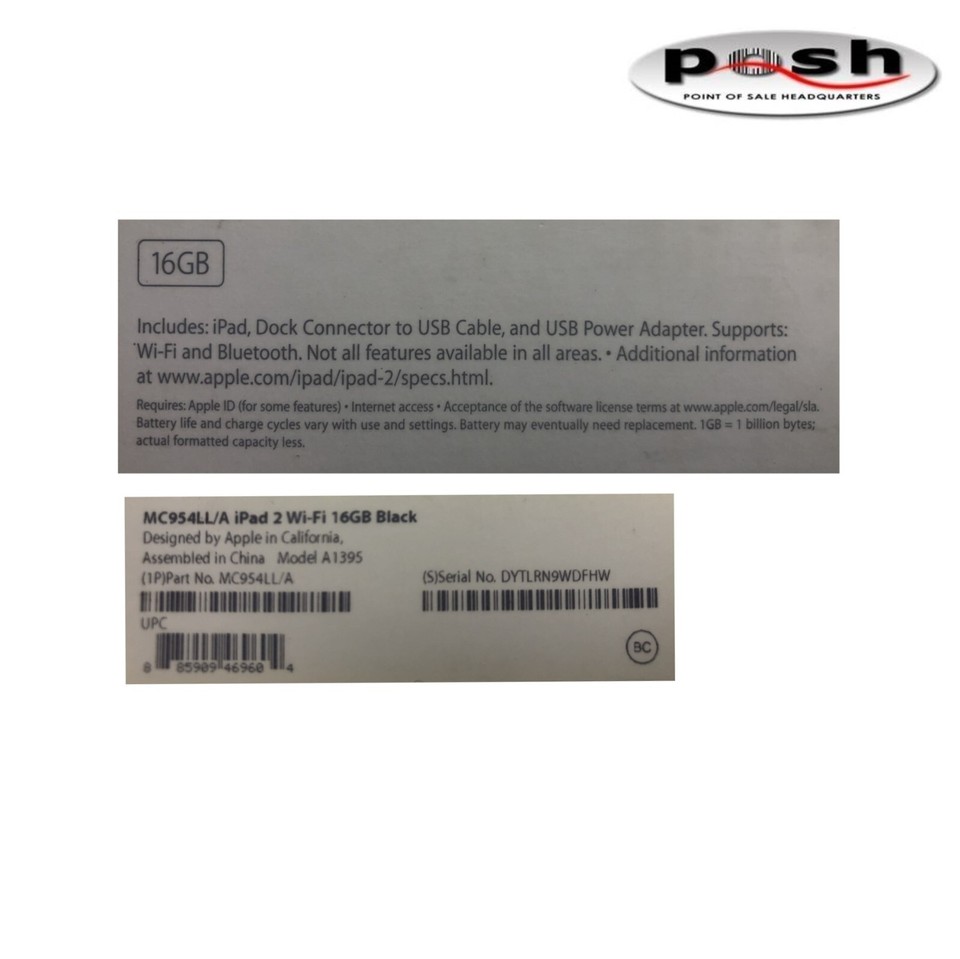 Apple iPad 2 A1395, 9.7in - Silver/Black | eBay