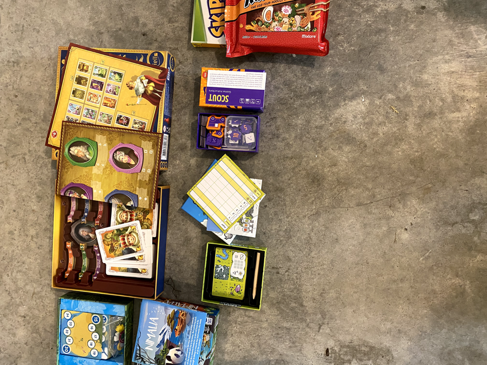 7 Board Game Lot: Nimalia, Traintopia, King&Me, Confusing Land, Skip ...