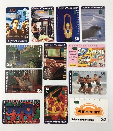 Vintage Telecom Phone Cards X 12 | eBay Australia