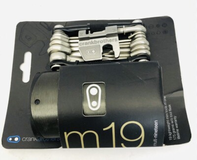 Crank Brothers M19 Multi Tool for Bicycle - 19 Bike Tools - Nickel | eBay
