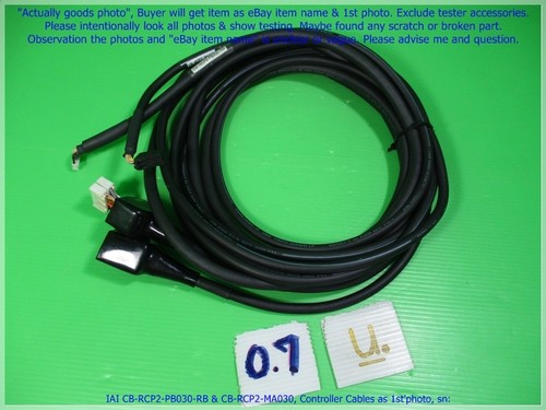 IAI CB-RCP2-PB030-RB & CB-RCP2-MA030, Controller Cables as 1st'photo ...
