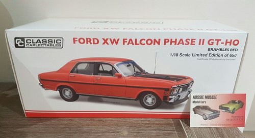 1:18 Classic Ford XW GTHO Phase 2 Falcon 351 in Brambles Red | eBay ...
