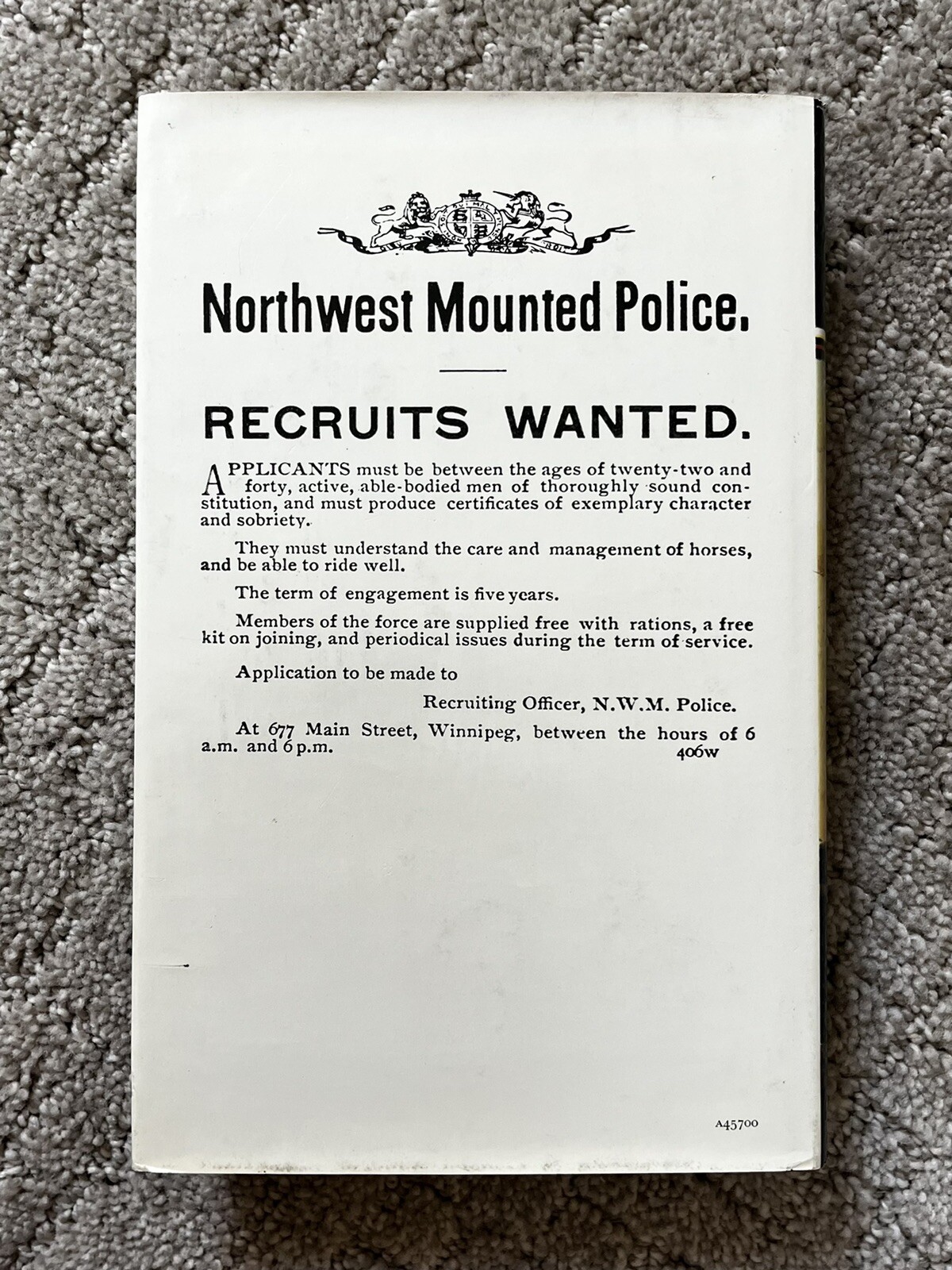 Maintain the Right: Early History of the North West Mounted Police by ...