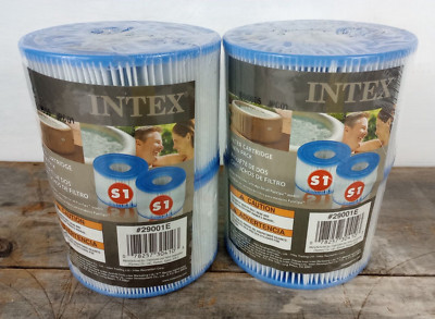 Intex PureSpa Type S1 Filter Cartridge Spa Replacement Cartridges 2 ...