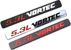 2 Pcs New 5.3L Vortec Logo Hood Emblems Engine Badge Nameplate | eBay