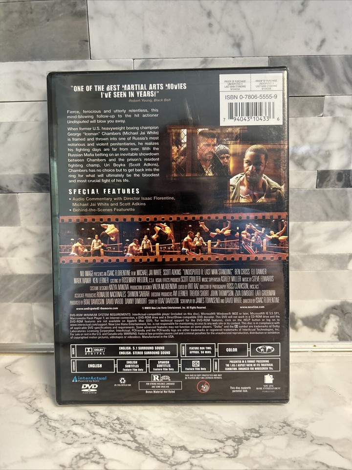 Undisputed II: Last Man Standing (DVD, 2006) Scott Adkins Sealed BRAND ...