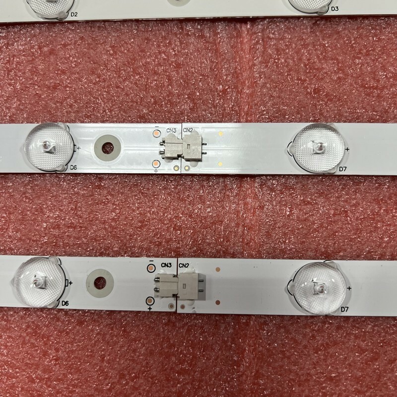 Kit LED Backlight Strips For Haier 55E5500U RCA RLD5515A-C CRH ...