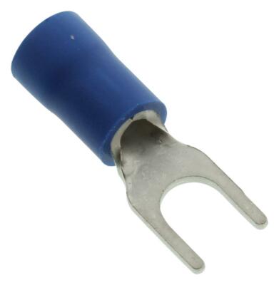 Crimp Terminal Fourche 4mm Bleu X100, Terminaux Connecteurs - Fvws2 ...