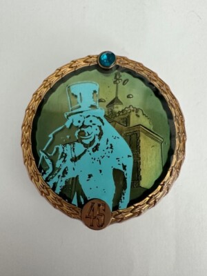 Haunted Mansion 45th Anniversary Hatbox Ghost Mystery Pin (C4) | eBay