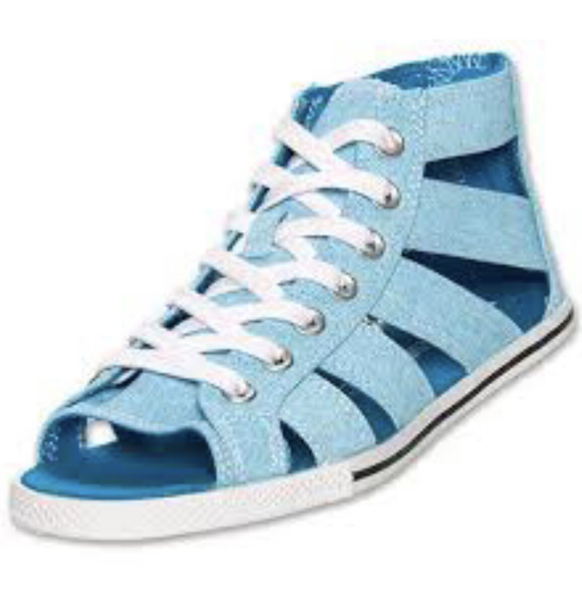 CONVERSE Blue Gladiators All Star Cut Away Open Toe S… - Gem